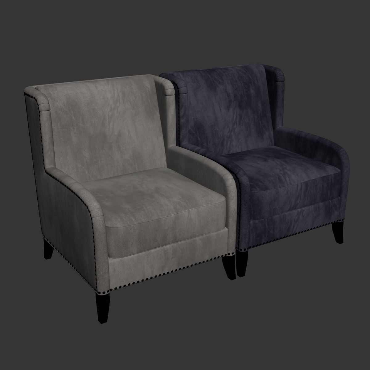 Breton Lounge Chair 3D model | CGTrader