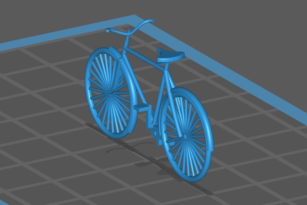 Bicycle Scale Model 1 43 3D model 3D printable | CGTrader