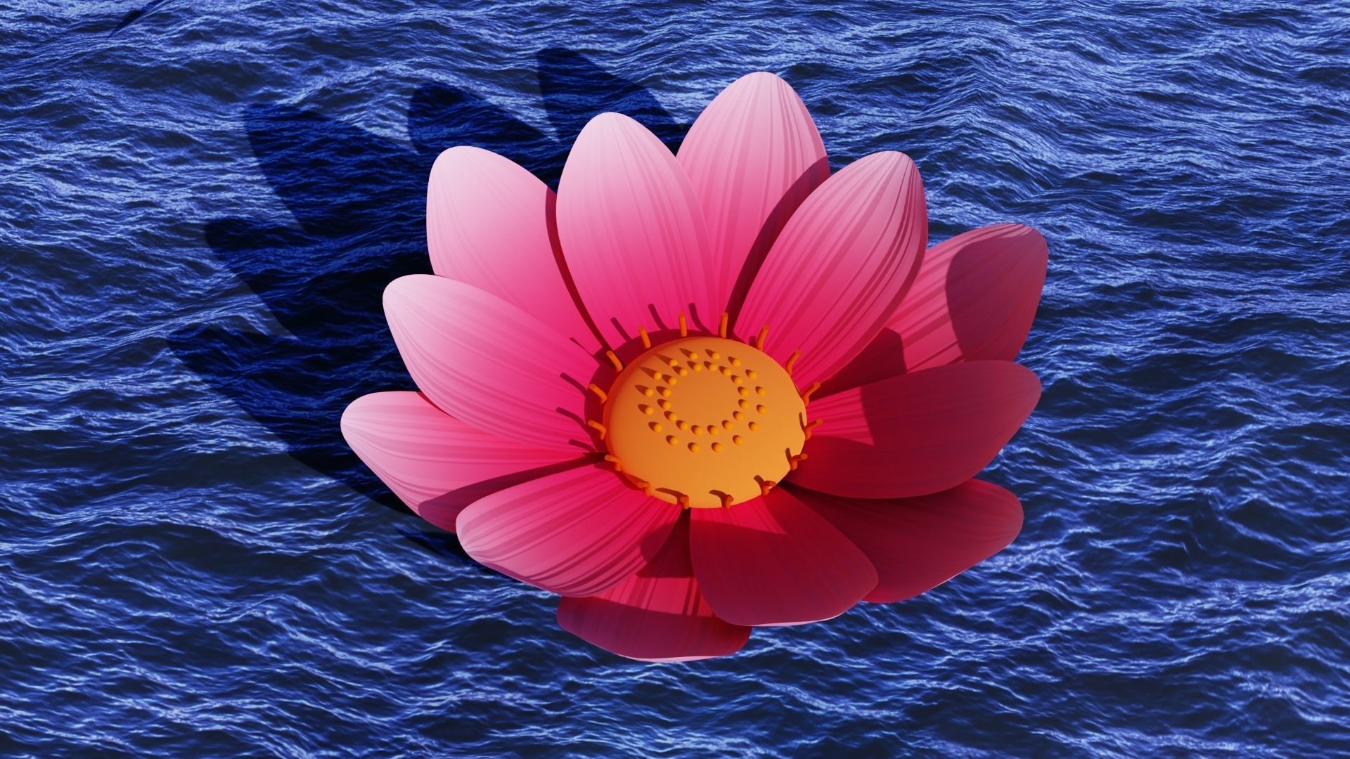 Lotus flower 3d model 3D model | CGTrader