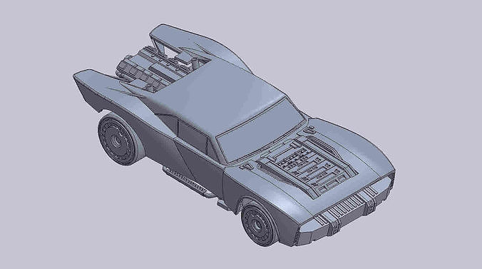 batmobile 2022 3D model | CGTrader