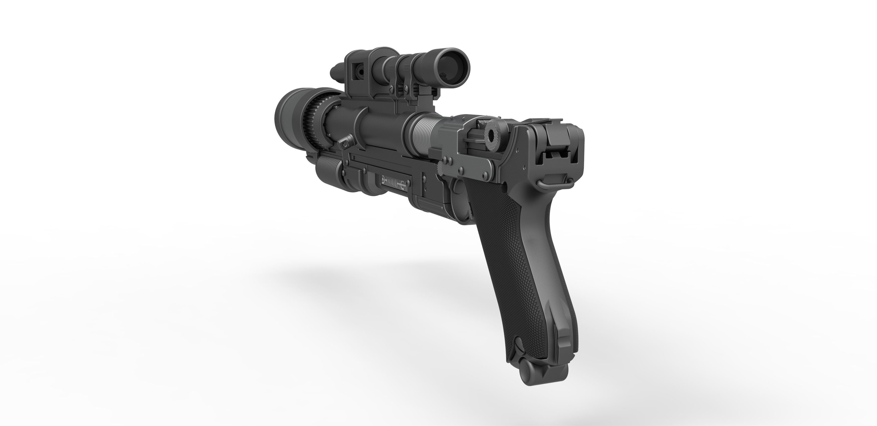 Ion Launcher Blaster A-180 from Star Wars 3D model | CGTrader