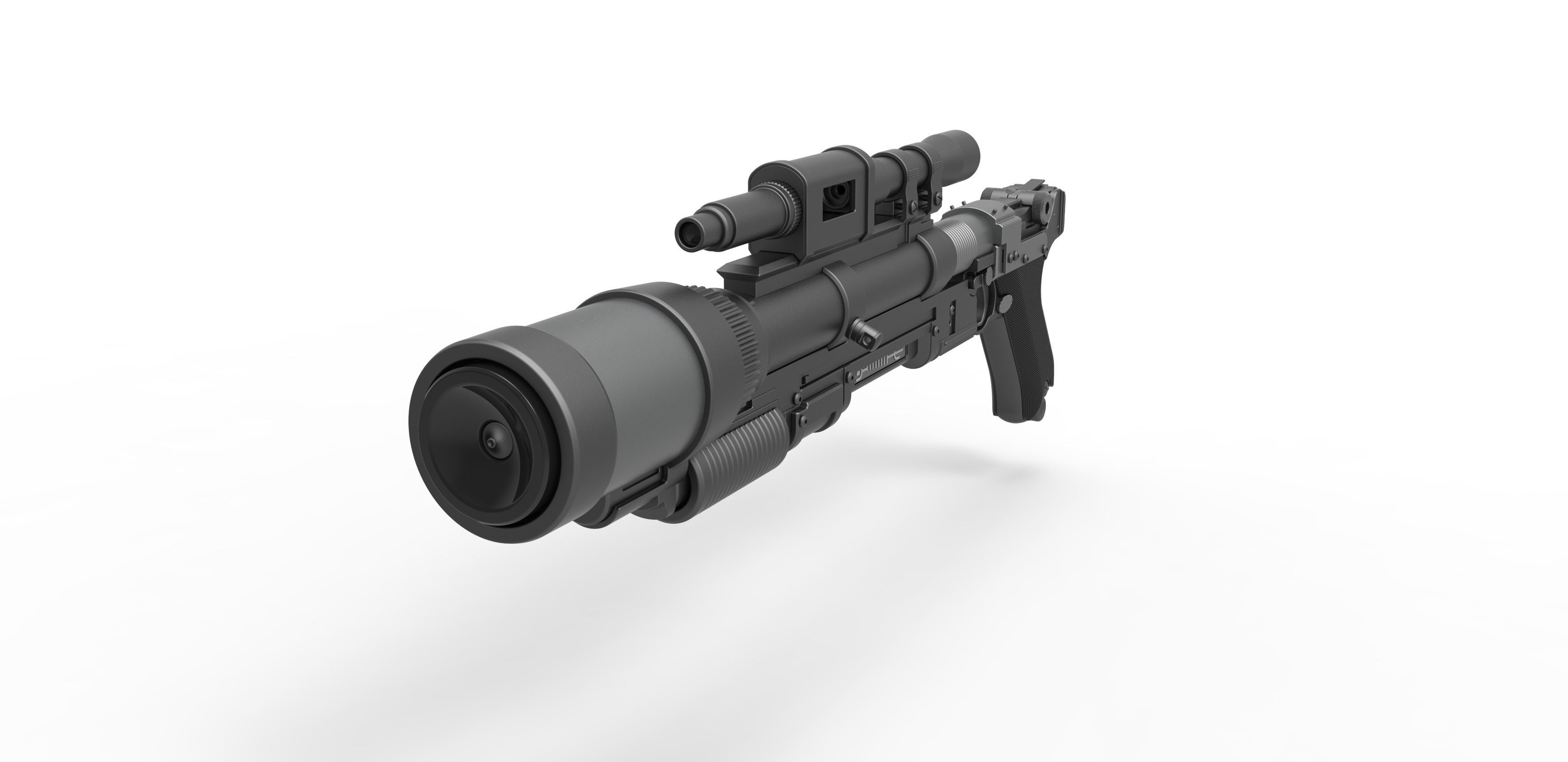 Ion Launcher Blaster A-180 from Star Wars 3D model | CGTrader