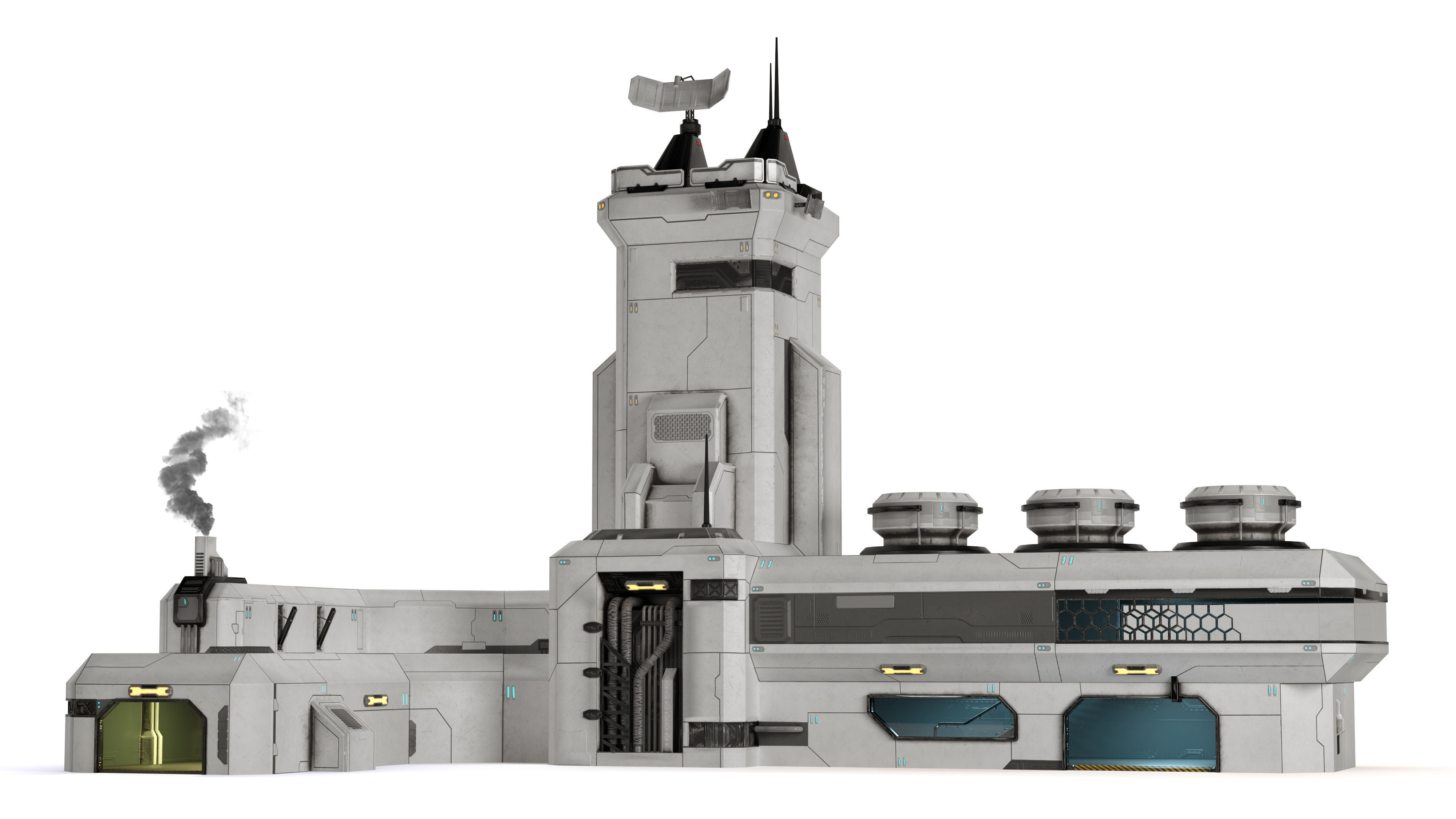 Space buildings 3D Model Collection | CGTrader