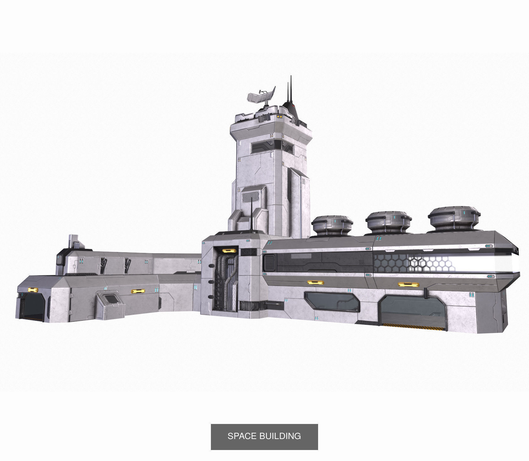 Space buildings 3D Model Collection | CGTrader