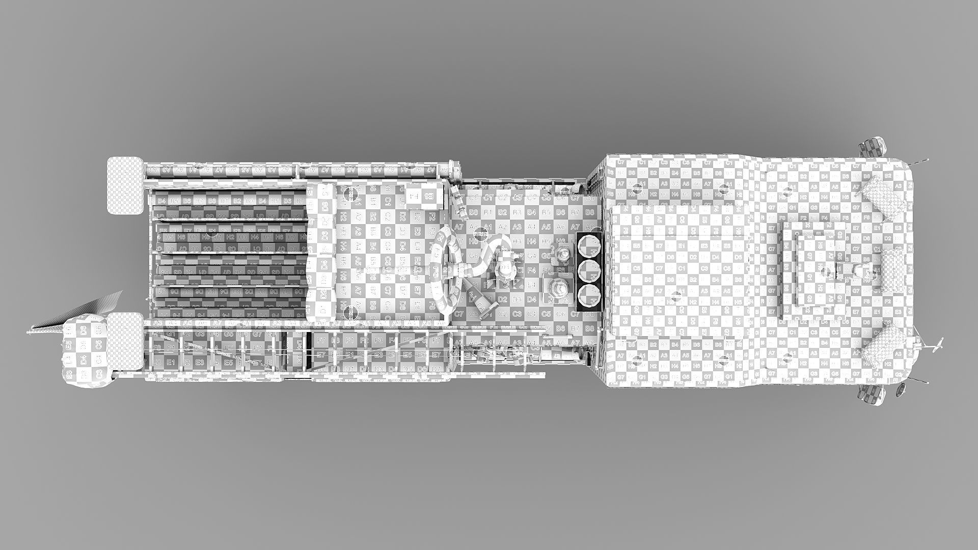 3D model Fire Truck FDNY Engine with Interior VR / AR / low-poly | CGTrader