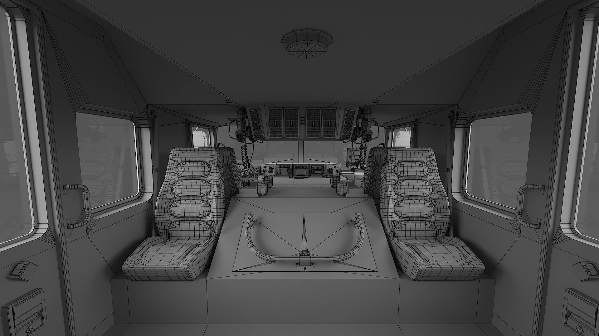 3D model Fire Truck FDNY Engine with Interior VR / AR / low-poly | CGTrader