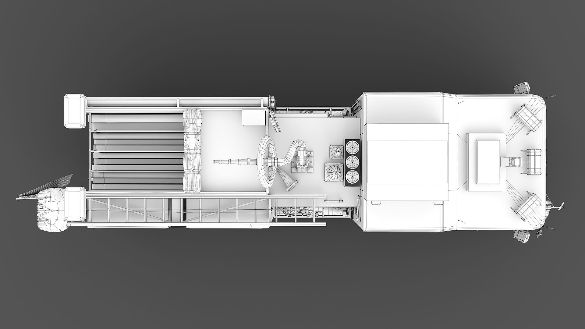 3D model Fire Truck FDNY Engine with Interior VR / AR / low-poly | CGTrader