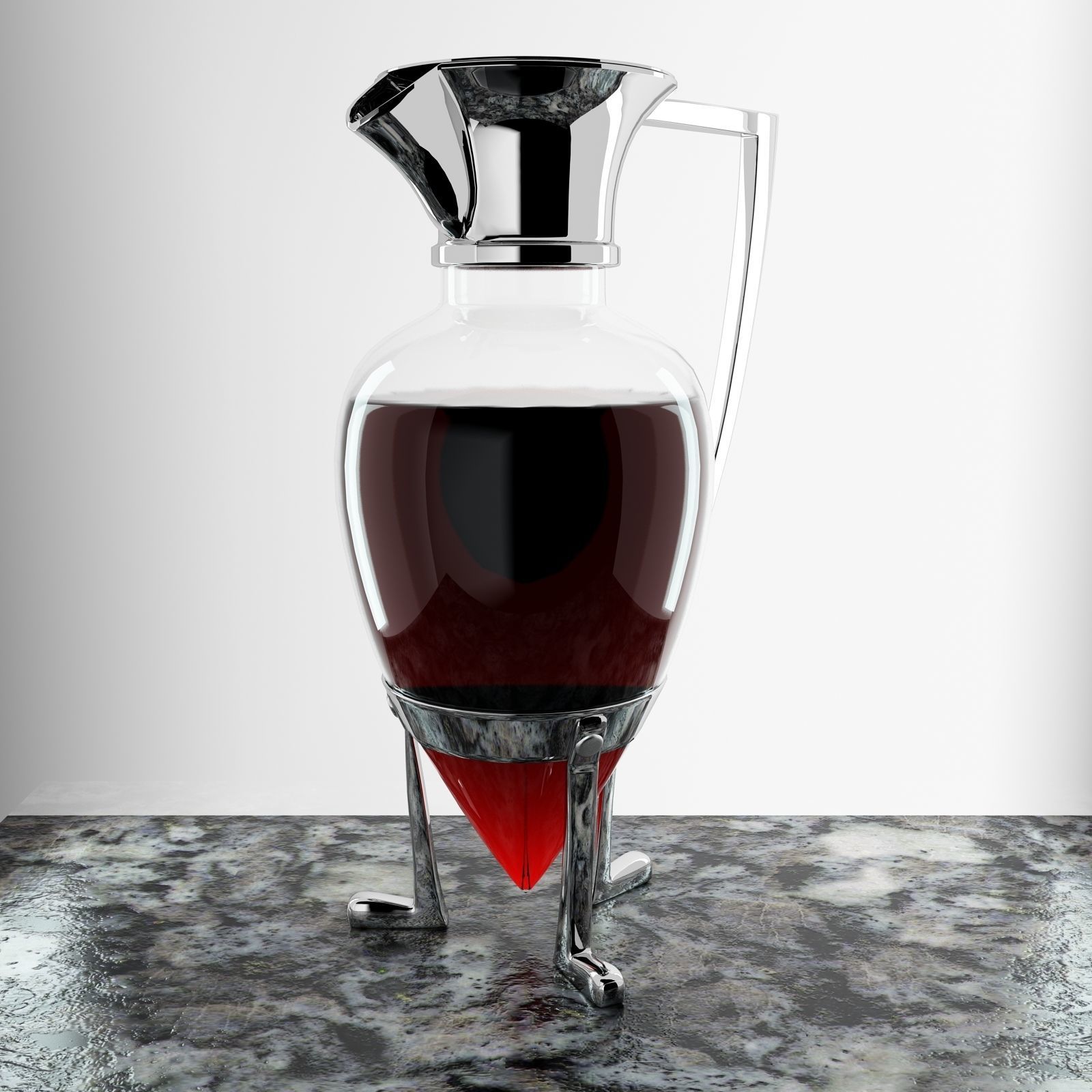 Antique decanters 3D model | CGTrader