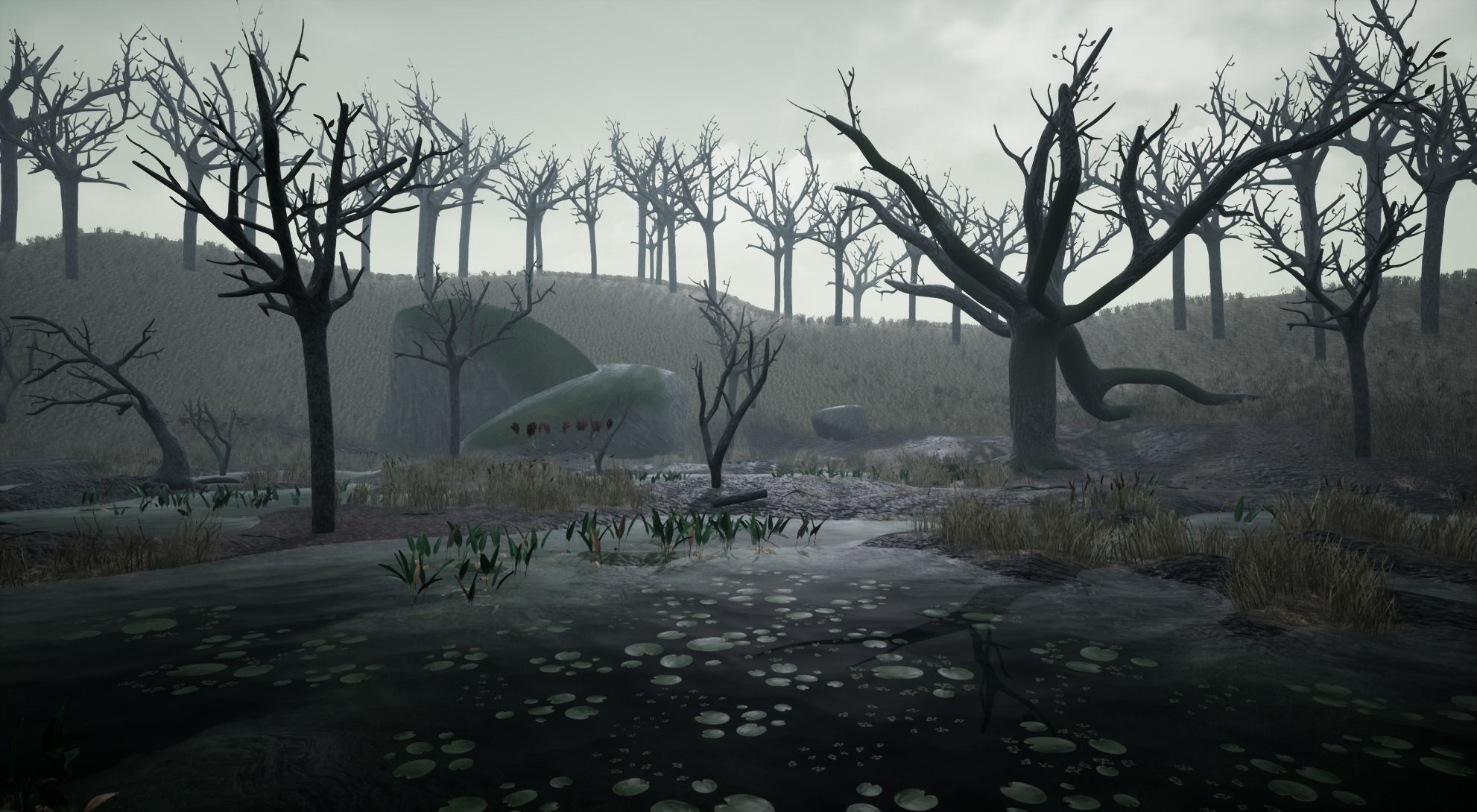 3D model Artsate - Swamp Environment VR / AR / low-poly | CGTrader