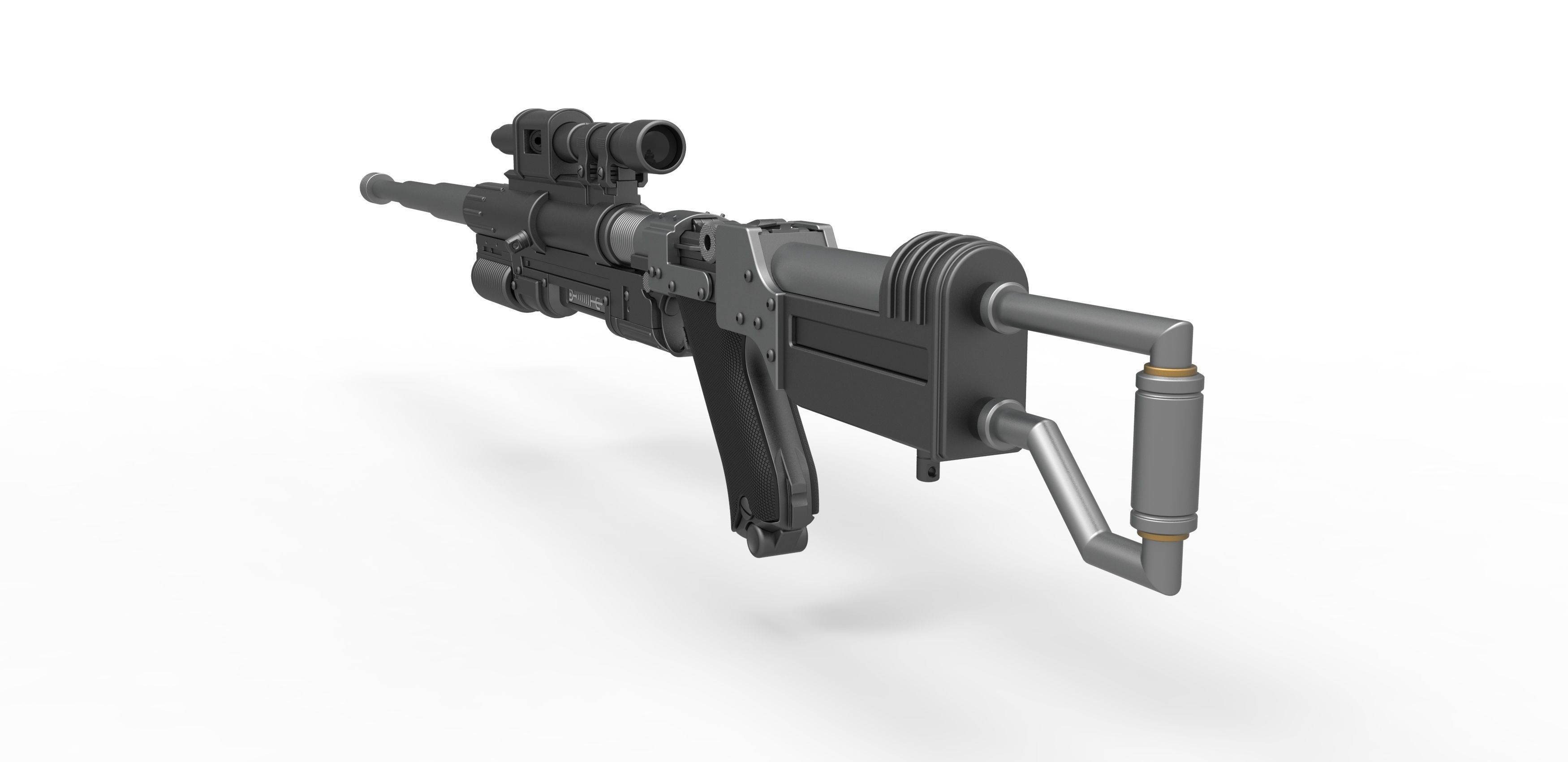 Blaster rifle A-180 from Star Wars 3D model | CGTrader
