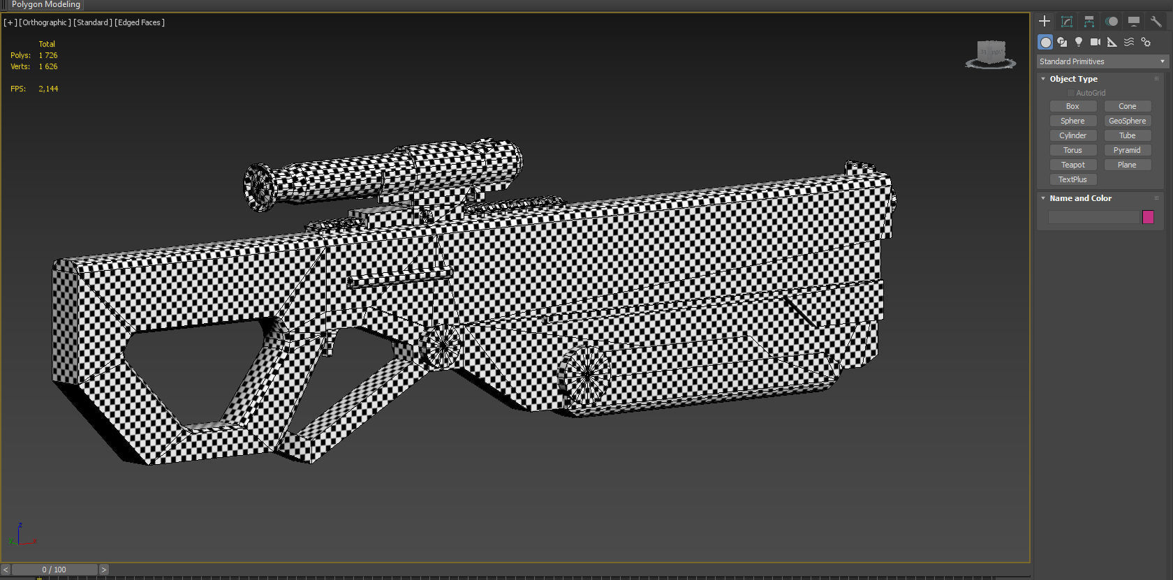 3D model Rifle W-100 VR / AR / low-poly | CGTrader