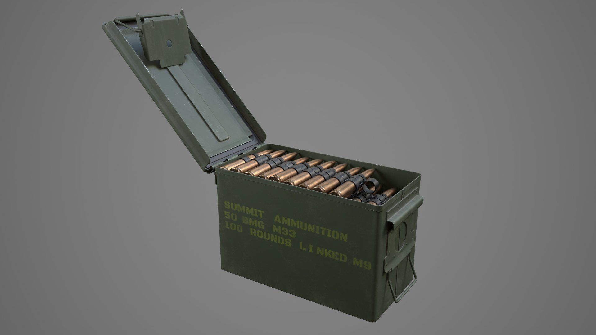 M2A1 Ammo Can HQ 3D model | CGTrader