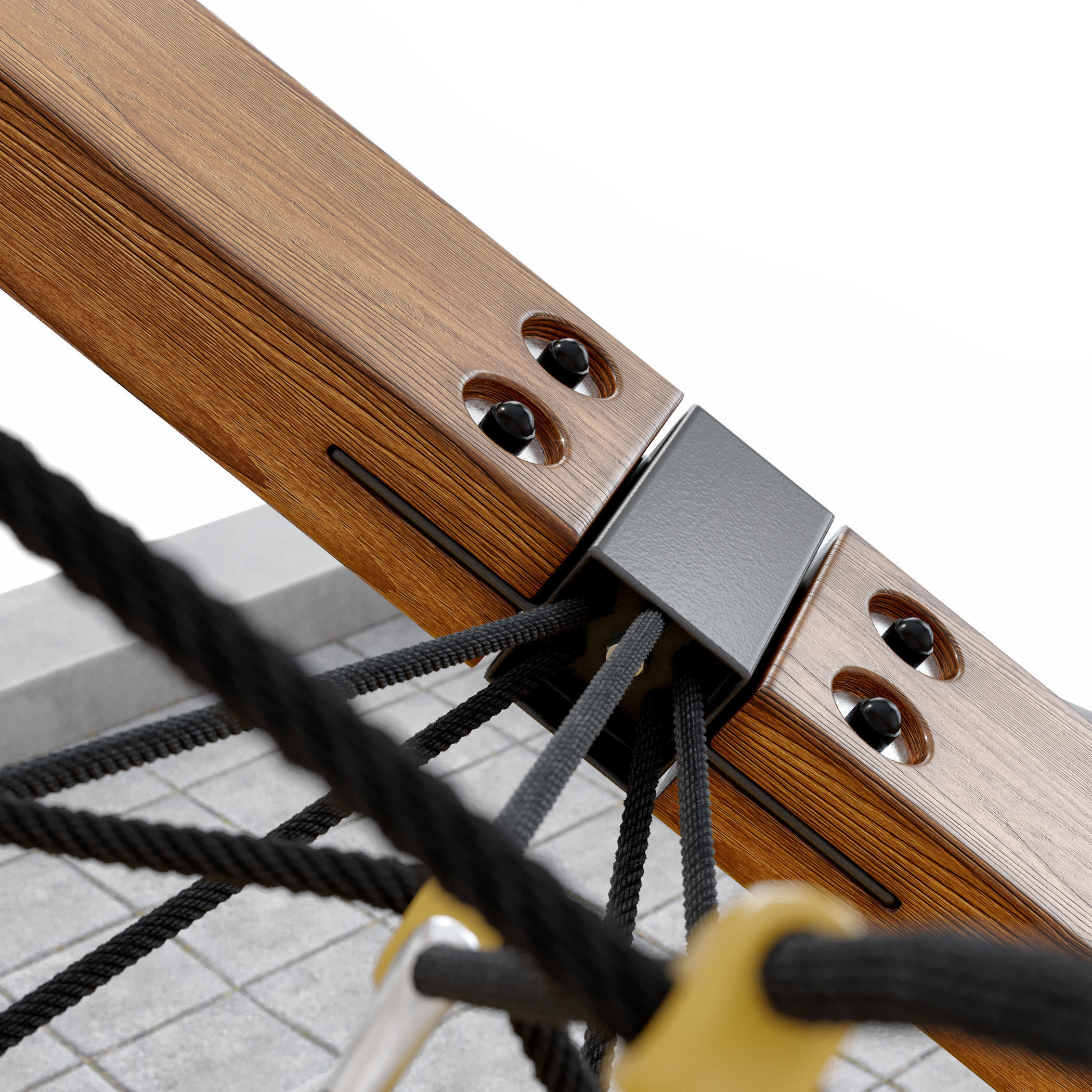 Children play rope complex Cube 3D model | CGTrader