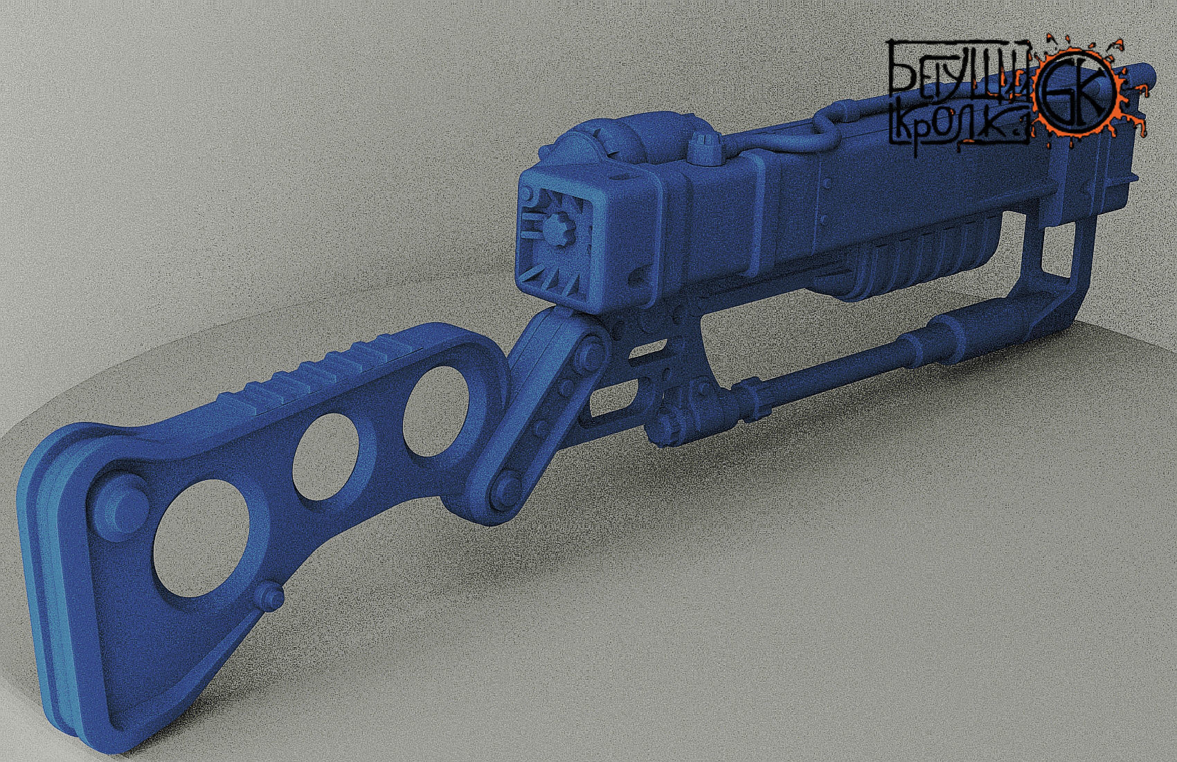 Part 3 Laser Rifle Fallout 4 Scale 1 and 2 3D model 3D printable | CGTrader