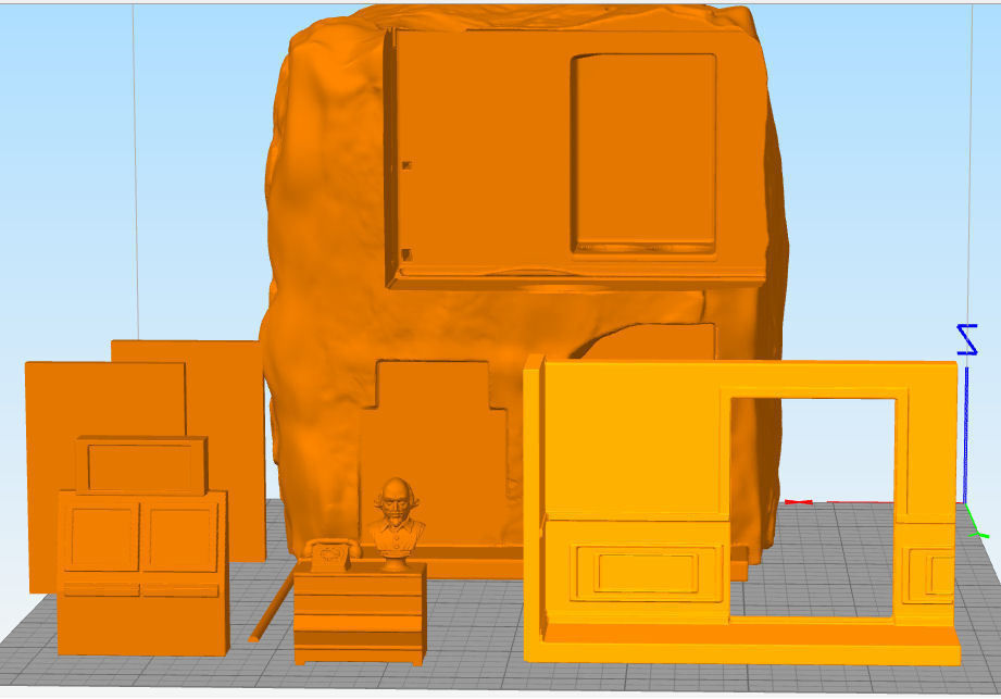 Baticueva batman vintage diorama series 3D model 3D printable | CGTrader