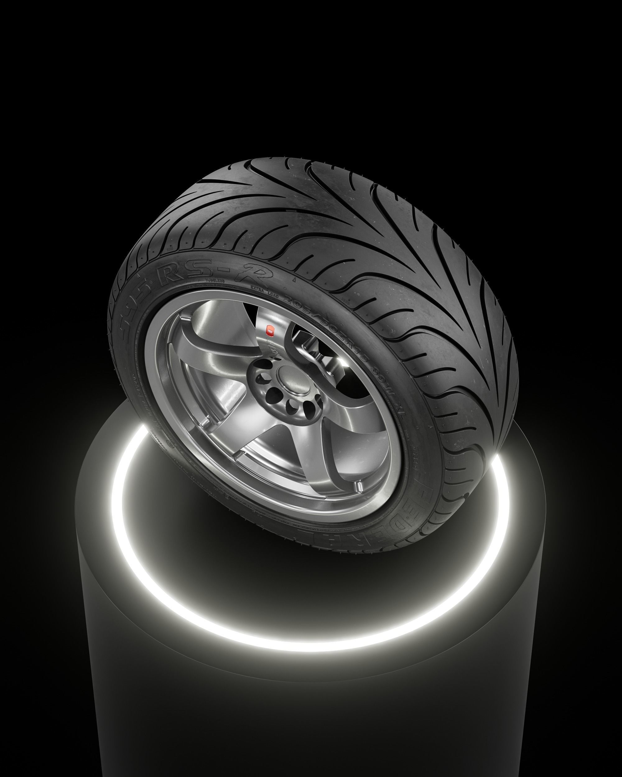 Federal 595 RS R 205 50 ZR15 3D model | CGTrader