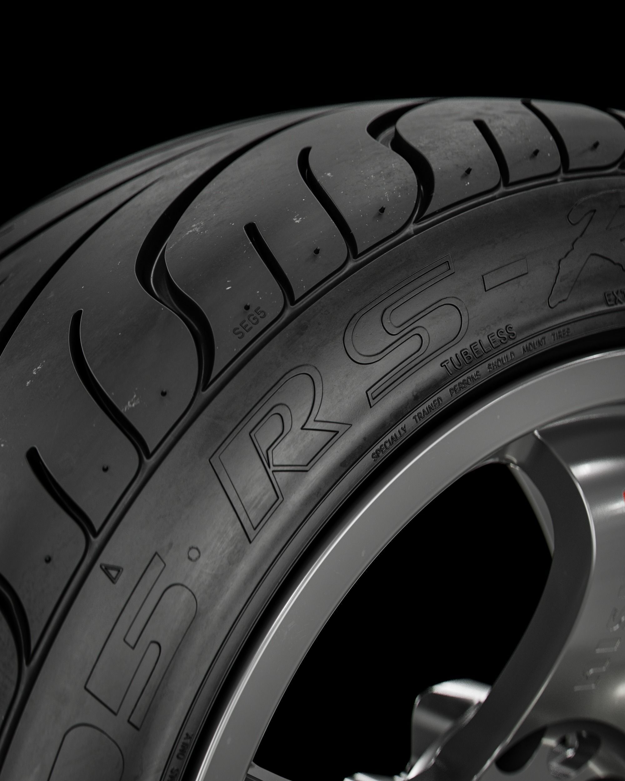 Federal 595 RS R 205 50 ZR15 3D model | CGTrader