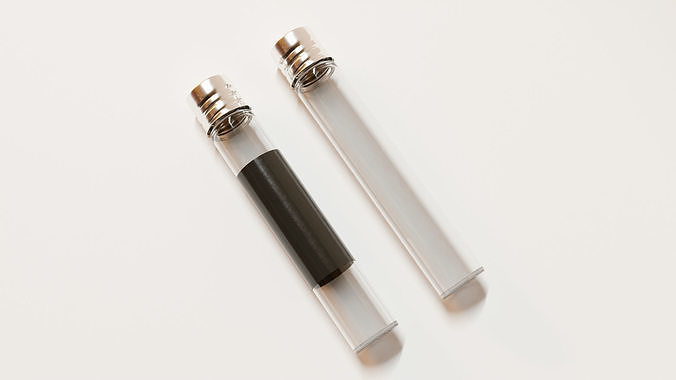 Glass Tube Packaging 3D model | CGTrader