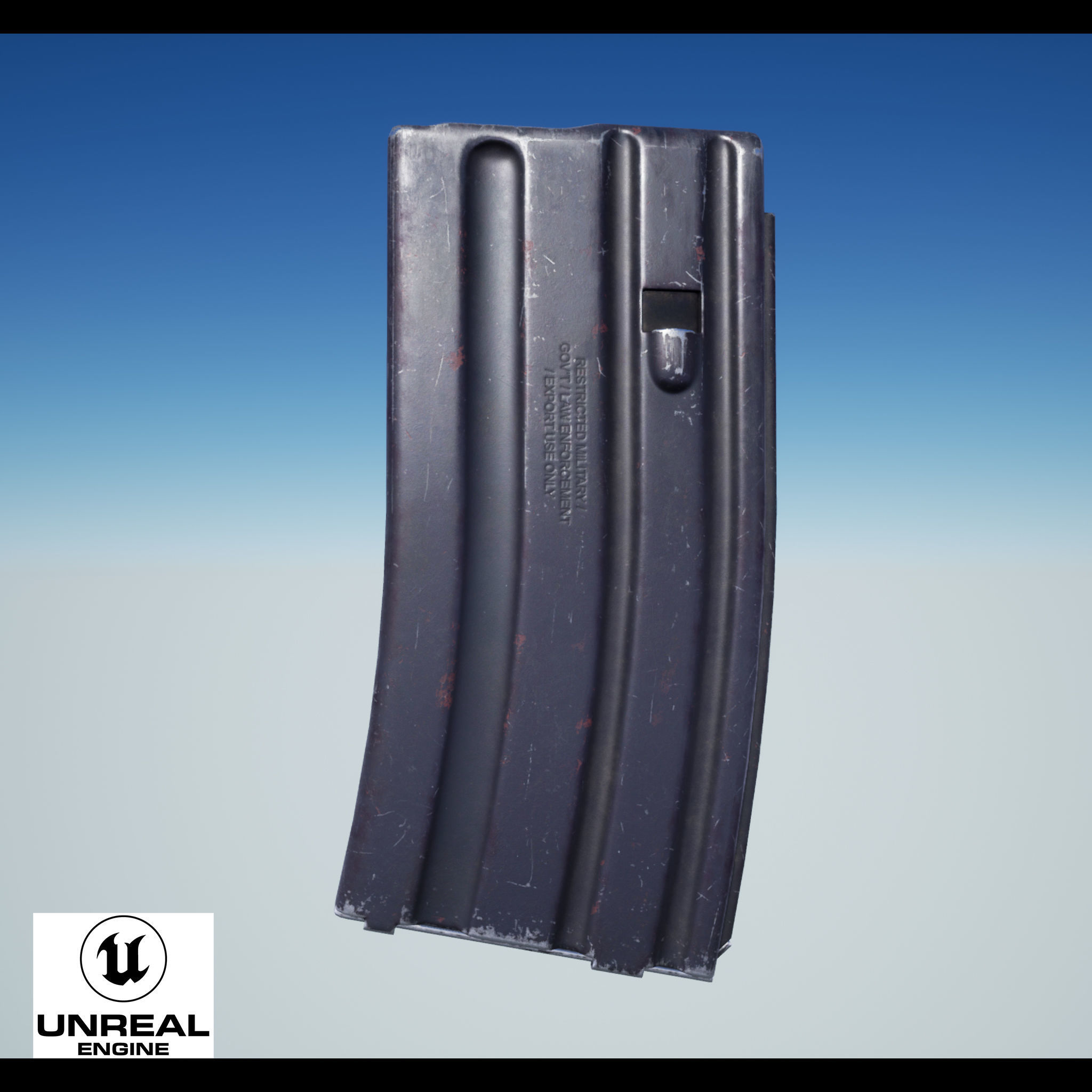 3D model AR-15 Alloy Magazine 20-Round VR / AR / low-poly | CGTrader