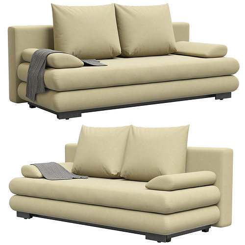 Leni Leny Velvet Sofa 3D model | CGTrader