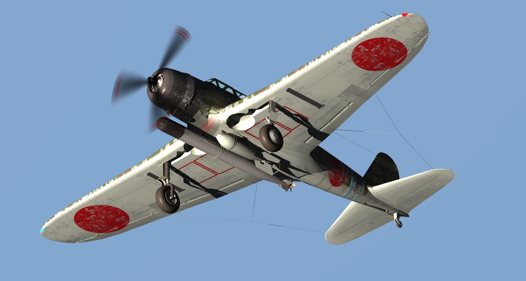 INJ NAKAJIMA B5N2 Kate 3D model | CGTrader