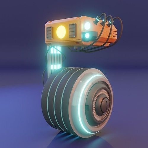 Robot BB-009 free 3D model | CGTrader