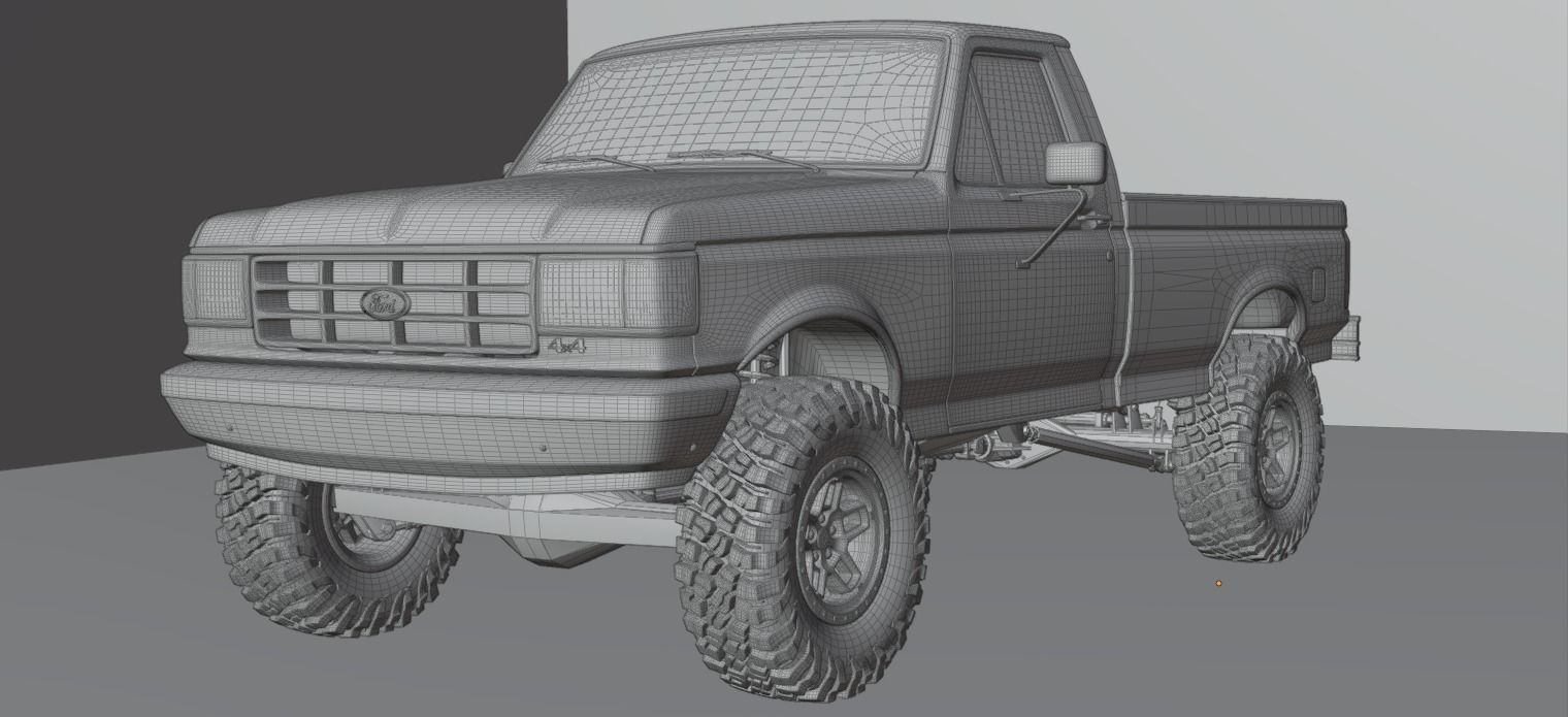 1989 Ford F-150 Pickup 3D model | CGTrader