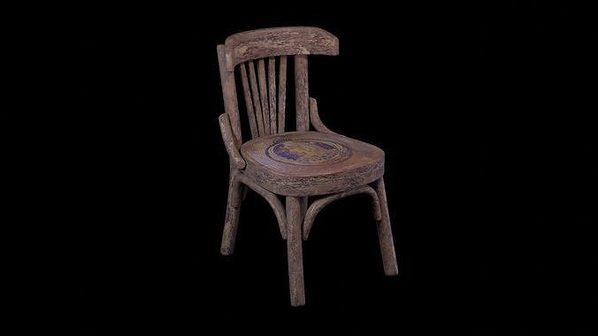 3D model Egyptian Chair VR / AR / low-poly | CGTrader