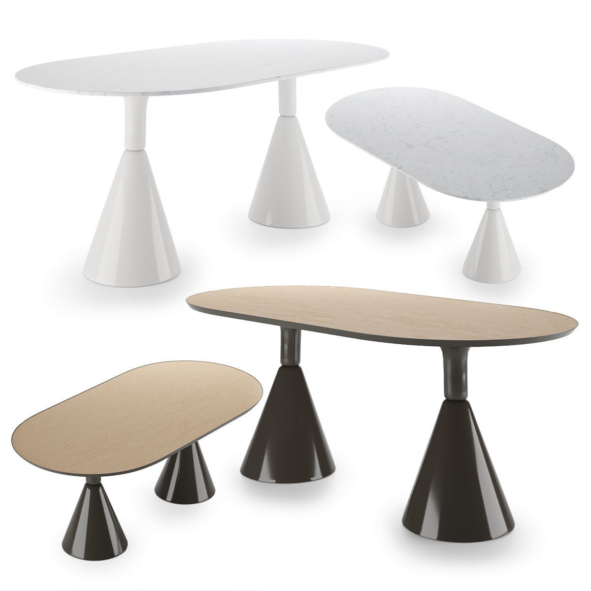 Sancal Pion Dining Table Family 3D model | CGTrader