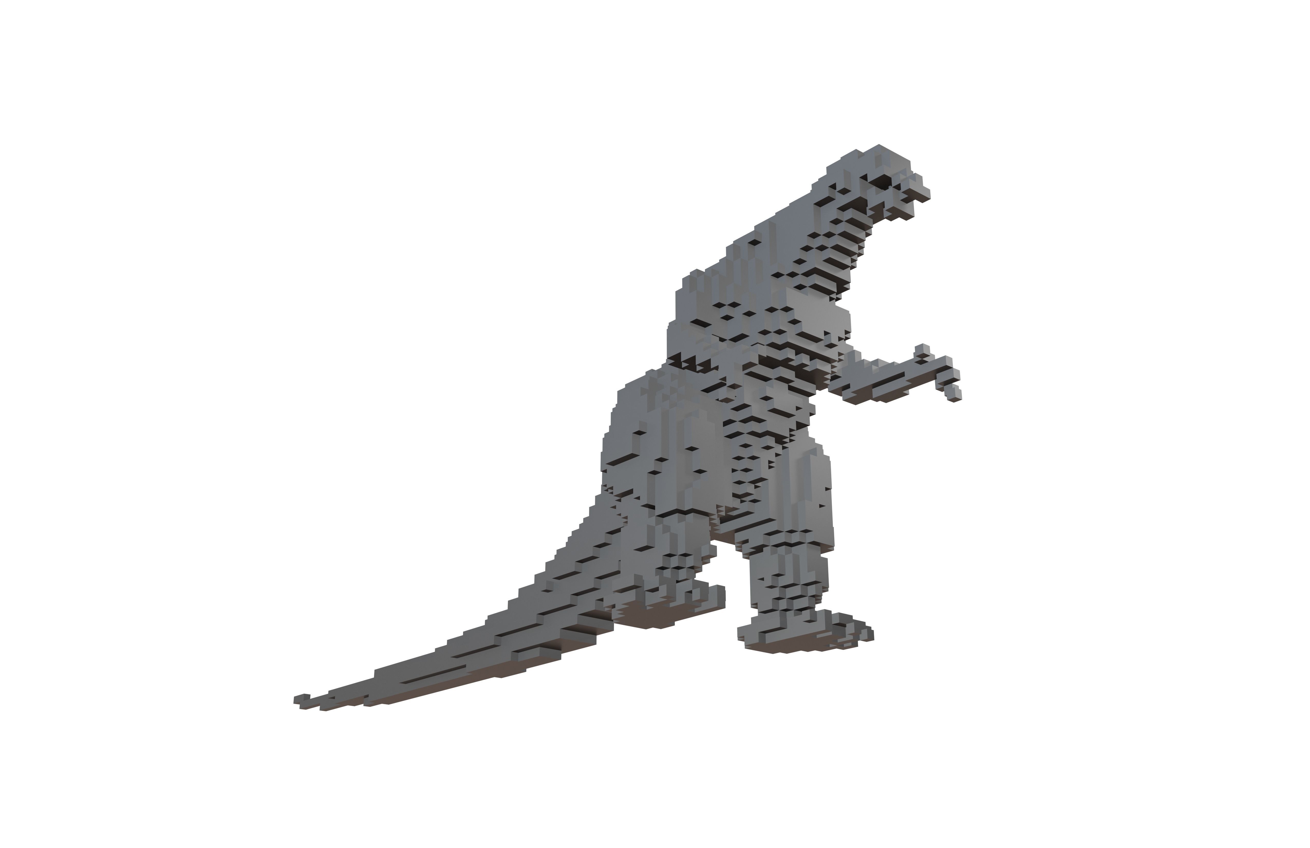 3D model Voxel Godzilla v1 001 VR / AR / low-poly | CGTrader