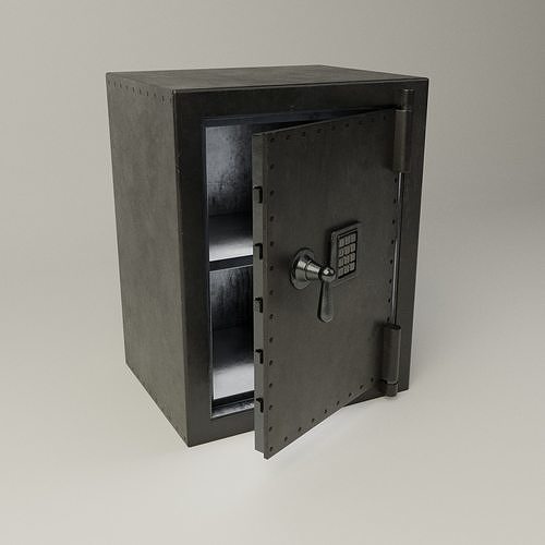 3D model Safe 2 - Model 3D metal VR / AR / low-poly | CGTrader
