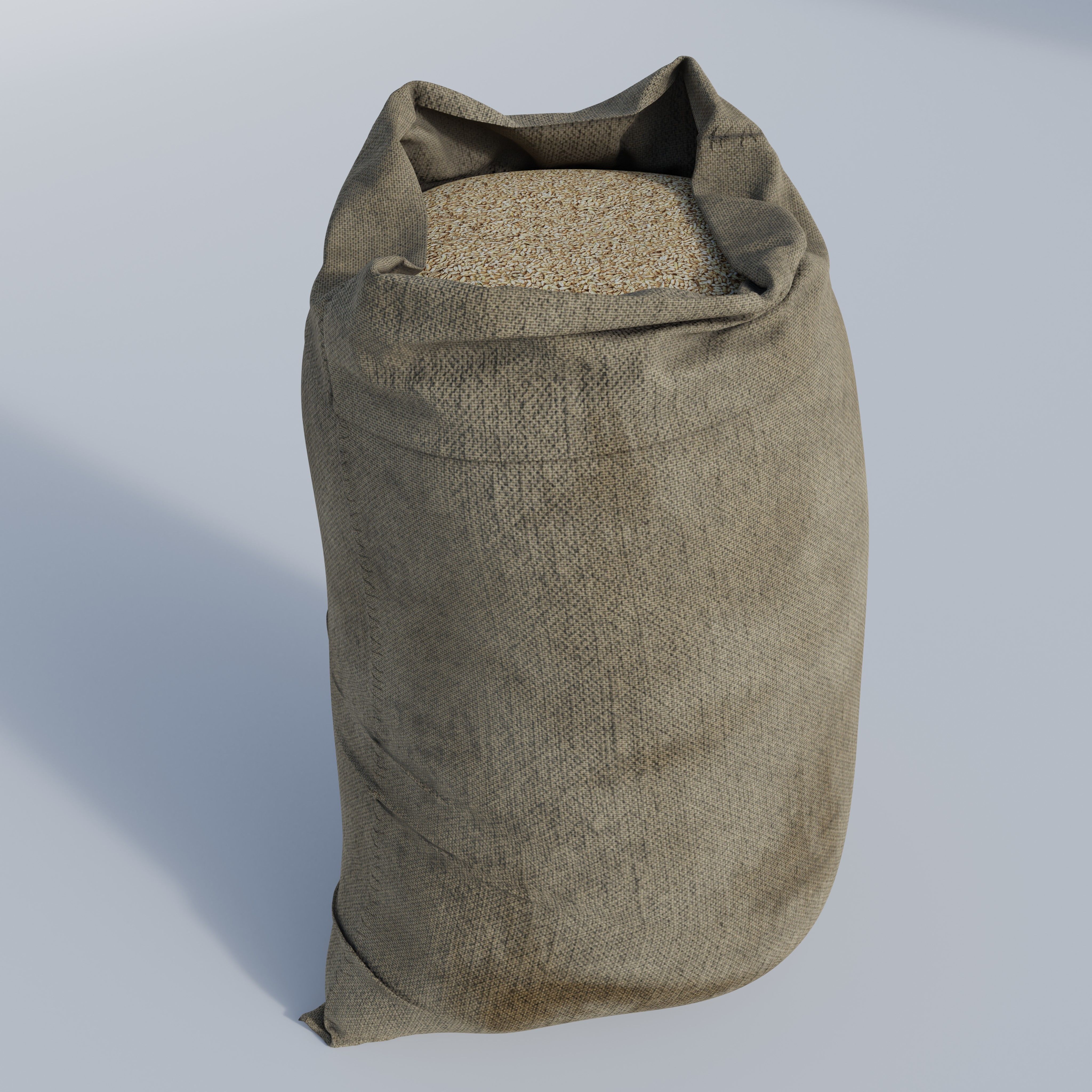 Burlap Sacks - Sacos de Arpillera 3D model | CGTrader