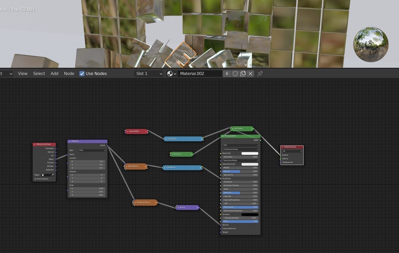 Ice animation Ice material full project free 3D model animated | CGTrader