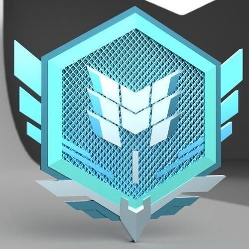 Call Of Duty mobile Pro Rank 1 emblem 3D model | CGTrader