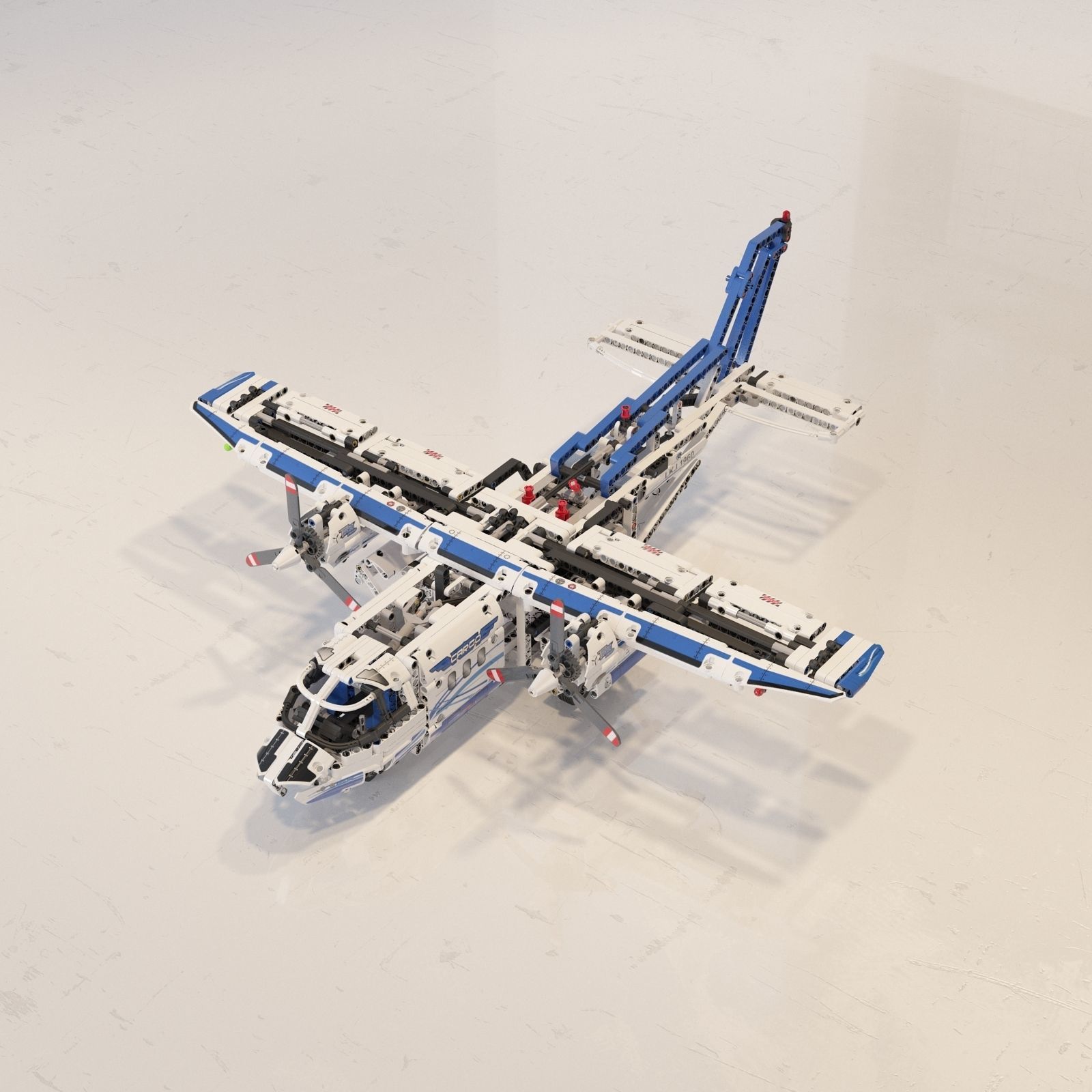 LEGO Technic Cargo Plane - 42025 3D model | CGTrader