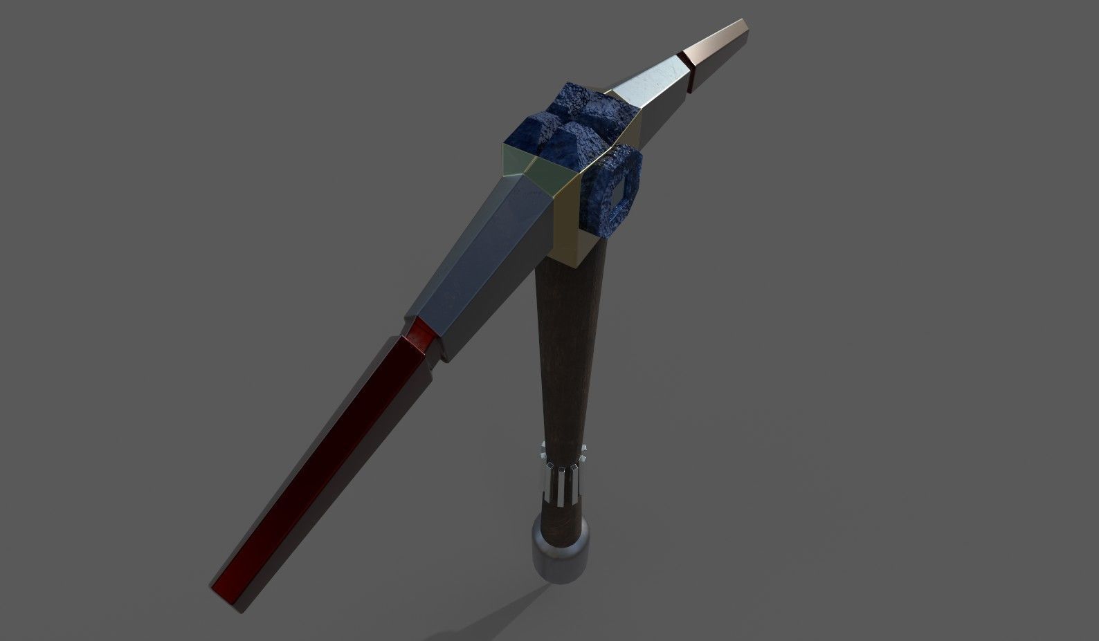 3D model Dwarf pickaxe VR / AR / low-poly | CGTrader