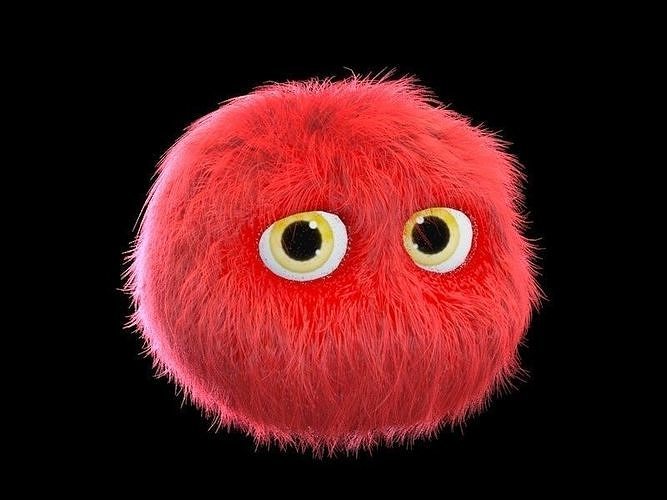 Furry Ball Render