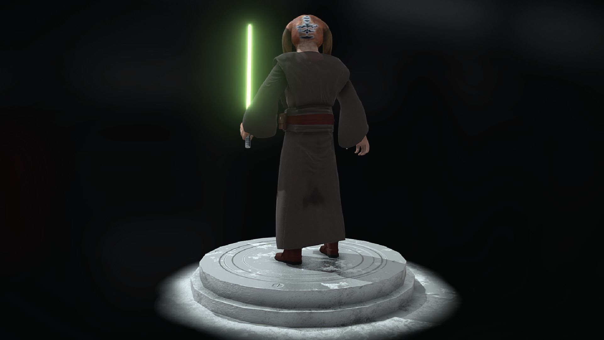 3D model Star Wars Jedi - Saesee Tiin VR / AR / low-poly | CGTrader
