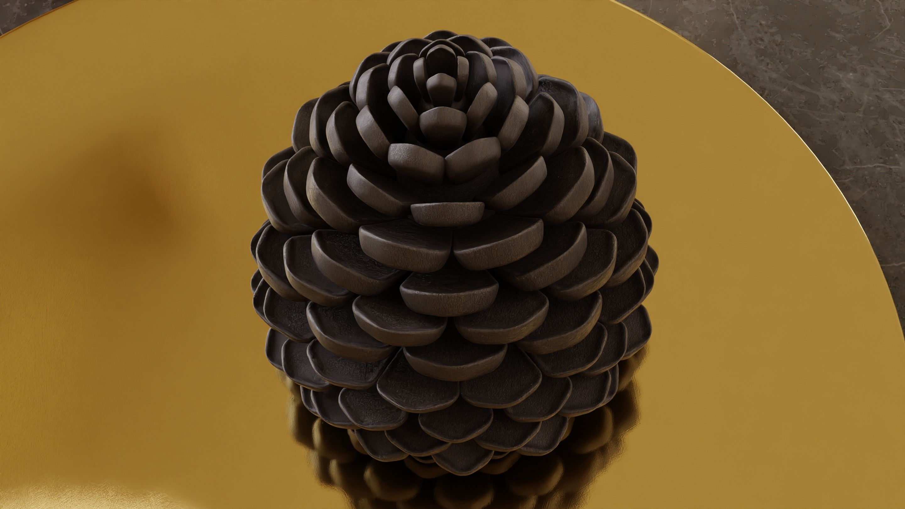 Decorative Pine Cone free 3D model | CGTrader