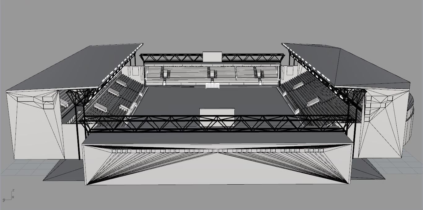 3D model Boras Arena Stadium Elfsborg VR / AR / low-poly | CGTrader