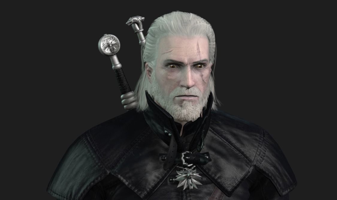 the witcher - vampire style 3D model rigged | CGTrader