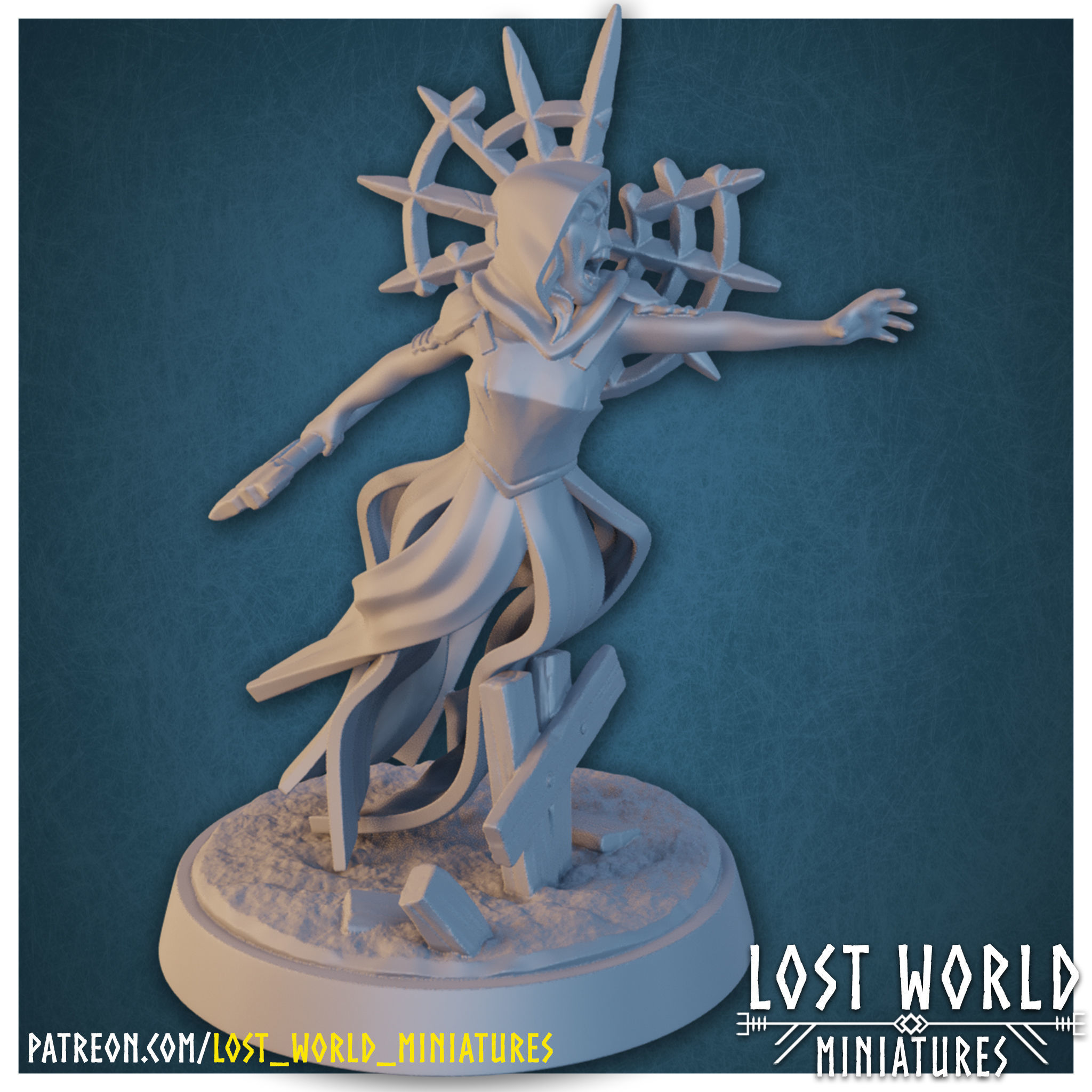 Spectre Revenant Miniatures set - Supported 3D model 3D printable ...