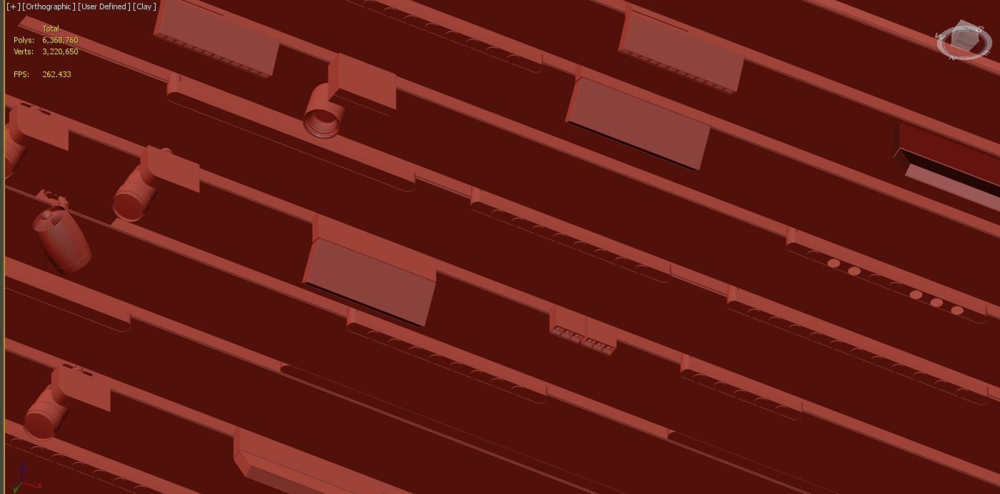 Magnet track light 3d models 3D model | CGTrader