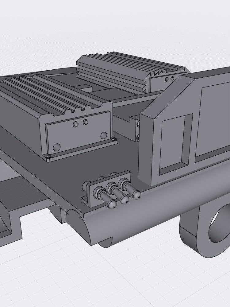 TOP FUEL Interior and electronics shelf gauges boxes set 3D model 3D ...