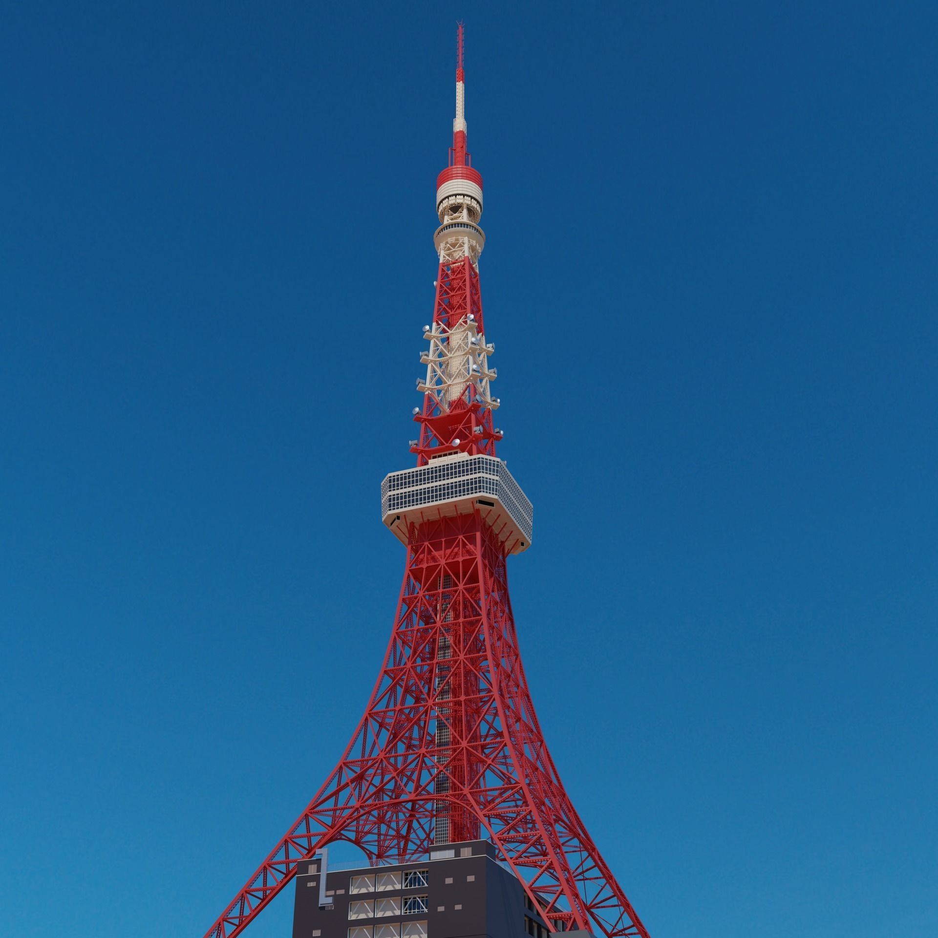 Tokyo Tower 3D model | CGTrader