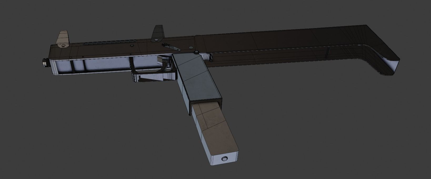 3D model pp-90 submachine gun VR / AR / low-poly | CGTrader