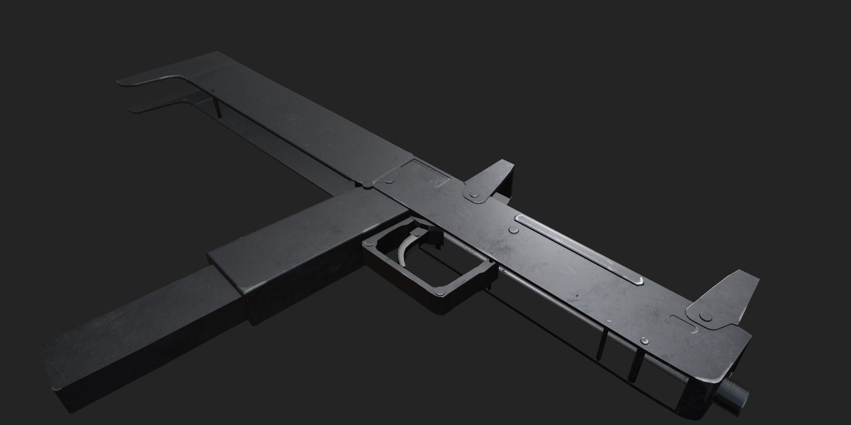 3D model pp-90 submachine gun VR / AR / low-poly | CGTrader