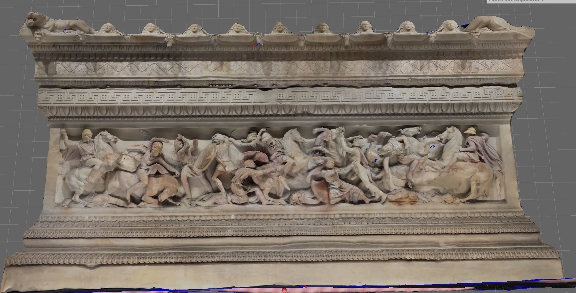 ALEXANDER THE GREAT SARCOPHAGUS 3D 3D model 3D printable | CGTrader