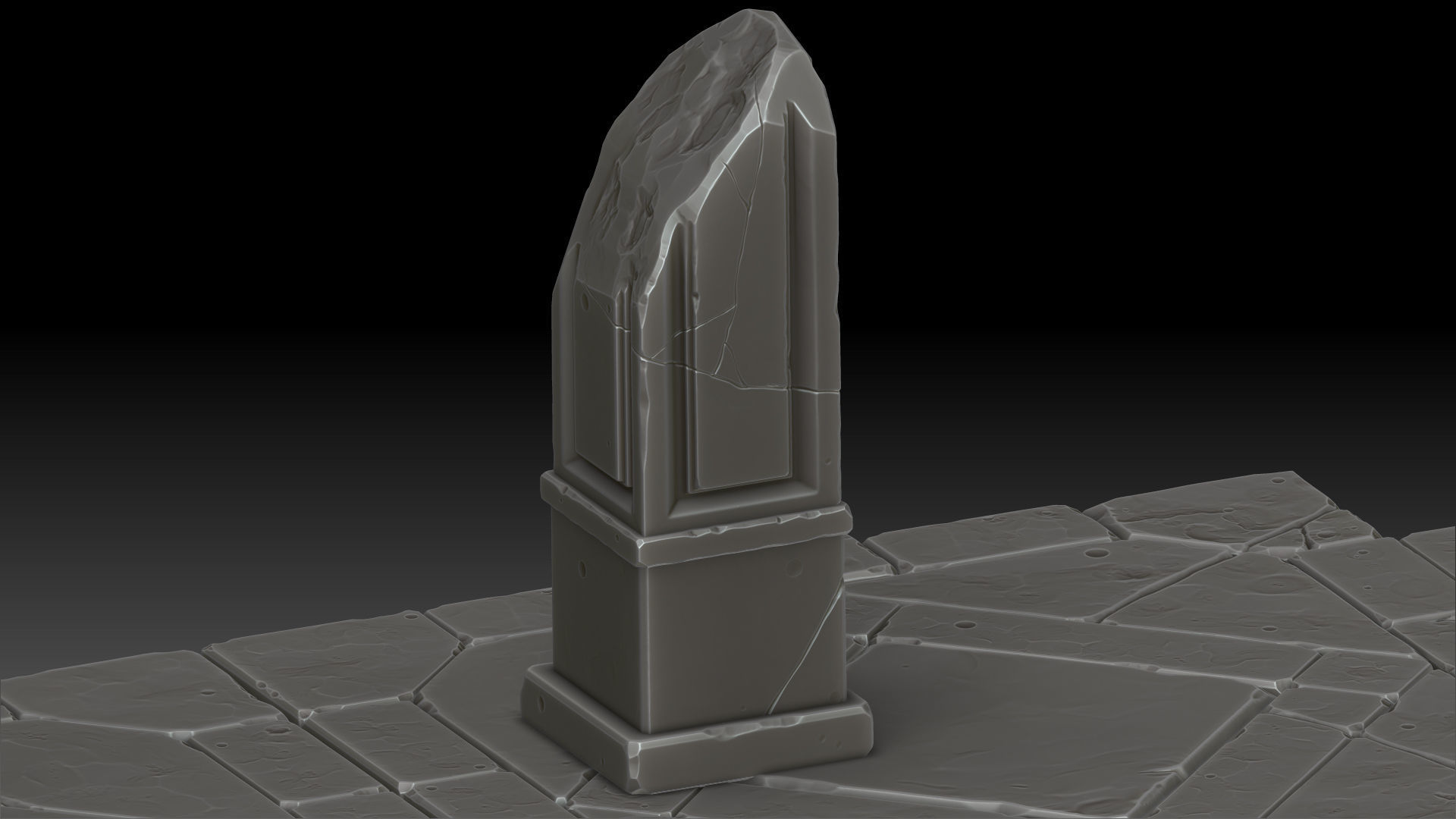 Stylized ruin 3D model | CGTrader