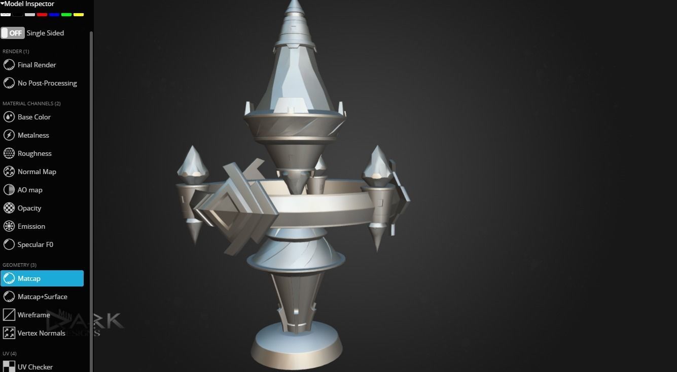 Aetheryte Final Fantasy 3D model | CGTrader